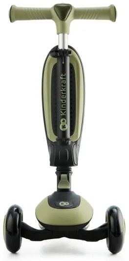 KINDERKRAFT - Dětská koloběžka 2v1 HALLEY Grassland