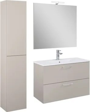 Koupelnová sestava s umyvadlem Ceramia Lea kašmír KSETLEA80C