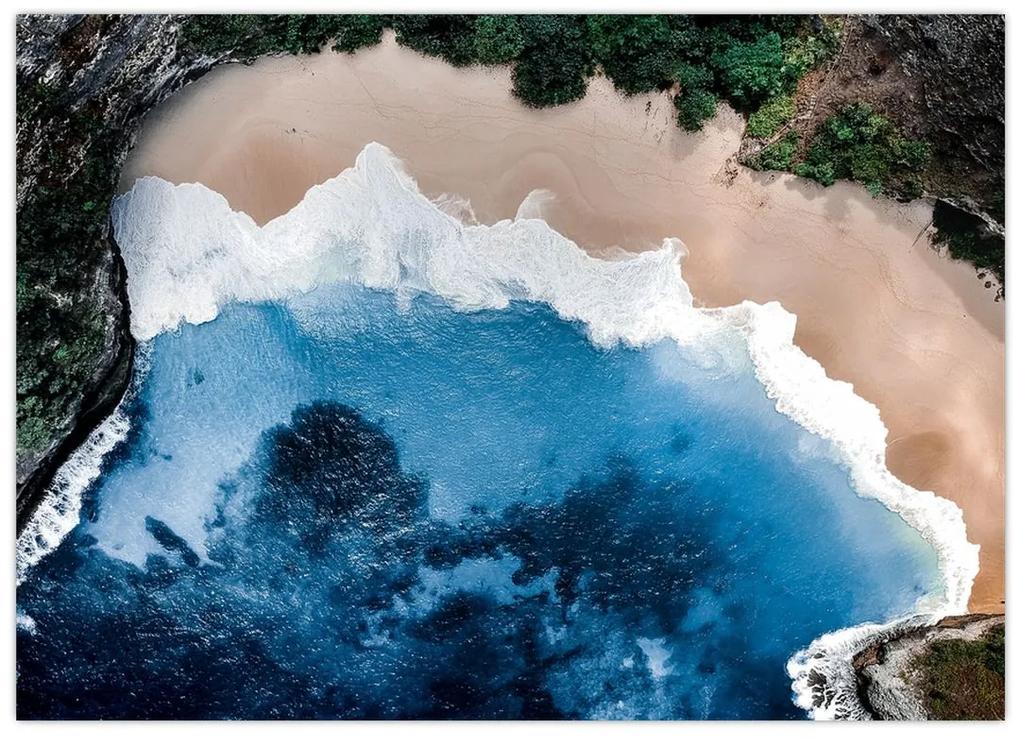 Obraz pláže Nusa Penida, Indonésie (70x50 cm)