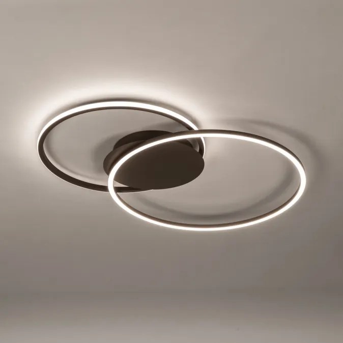 Stropní stmívatelné LED svítidlo Omega 750 Brown Big