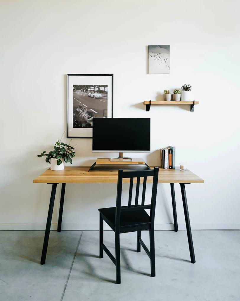 Wuders Pracovní stolek Irving s masivní dubovou deskou 1000 x 700 mm