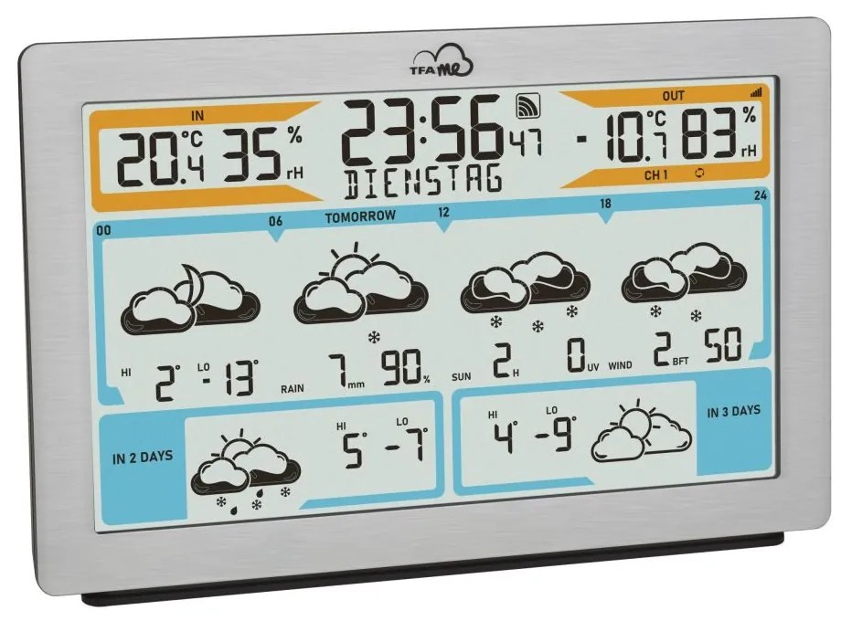 TFA 35.8100.54 - Bezdrátová WiFi meteostanice TFA.me ID-02