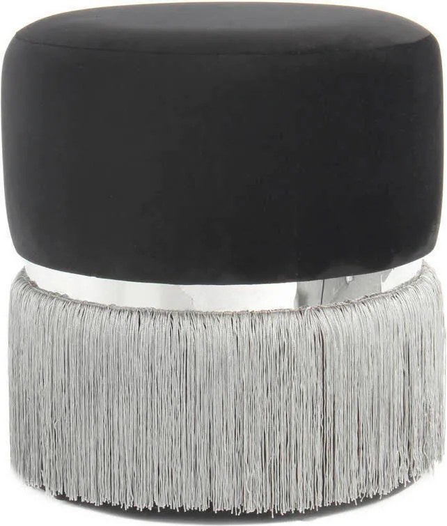 XXXLutz TABURET, kov, textil, kompozitní dřevo, 41/44,5/41 cm - Online Only lavice - 005937016605