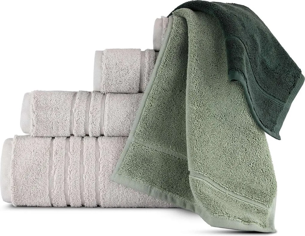 Ručníky a osušky COMFORT DI CASA NUO - tmavě zelená Velikost: ručník 50 x 100