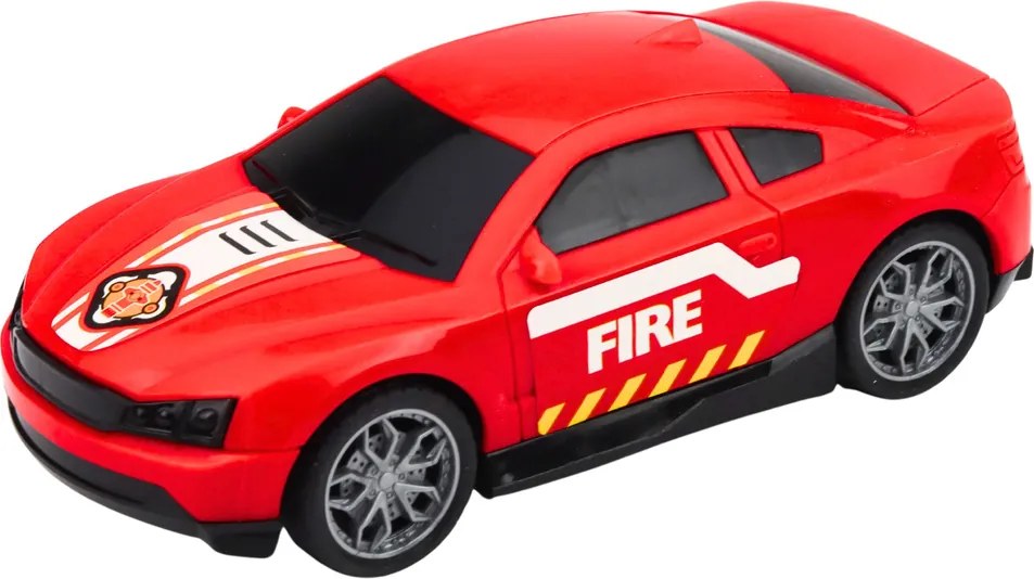 LEAN Toys Souprava hasičská a záchranná: Nákladní auto, odtahovka, auto, vrtulník, světla, zvuky