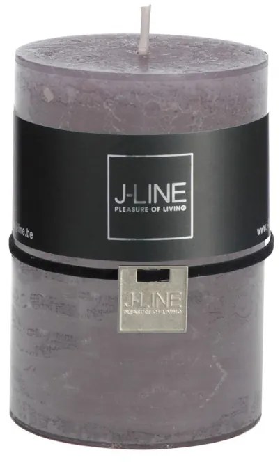 Šedá svíčka Granite válec M - Ø 7*10 cm/48h