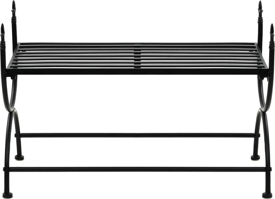 vidaXL Lavice ve vintage stylu kovová 83 x 42 x 55 cm černá [245940]
