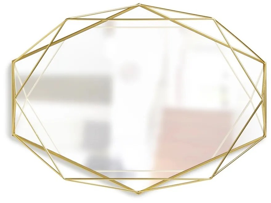 Nástěnné zrcadlo Umbra Prisma | mosaz