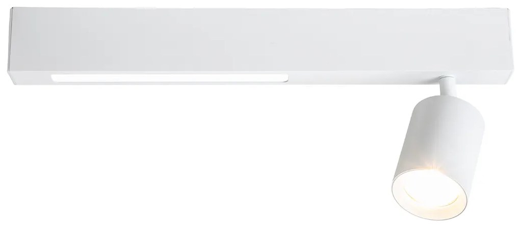 Stropní svítidlo Magnet, 1x bílé kovové stínítko + 1x LED 5W, w