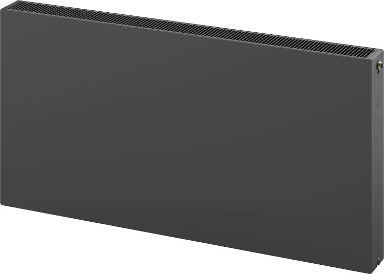 Mexen CF22, plochý panelový radiátor 600 x 800 mm, spodní připojení, 1266 W, antracitová, W622F-060-080-66