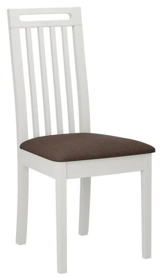 Čalouněná jídelní židle Heven X, Barva dřeva: bílá, Potah: Hygge D20