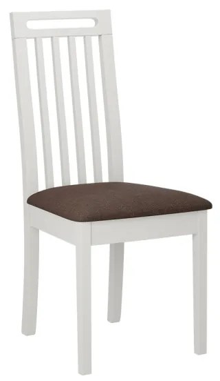 Čalouněná jídelní židle Heven X, Barva dřeva: bílá, Potah: Hygge D91