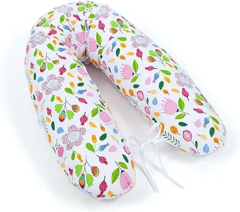 Mamo Tato Kojící polštář - relaxační poduška Multi Louka růžová