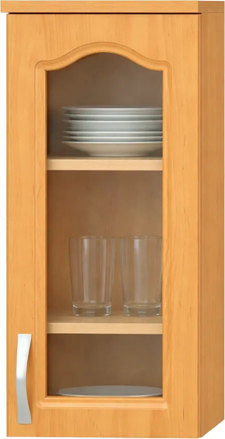 Kuchyňská skříňka horní, olše, pravá, LORA MDF NEW KLASIK W40S