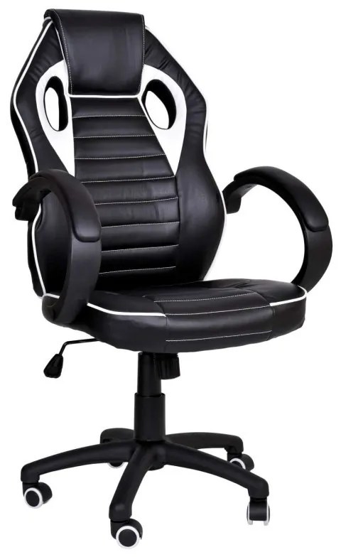 TZB Kancelářská židle Racer 1.  černo-bílá