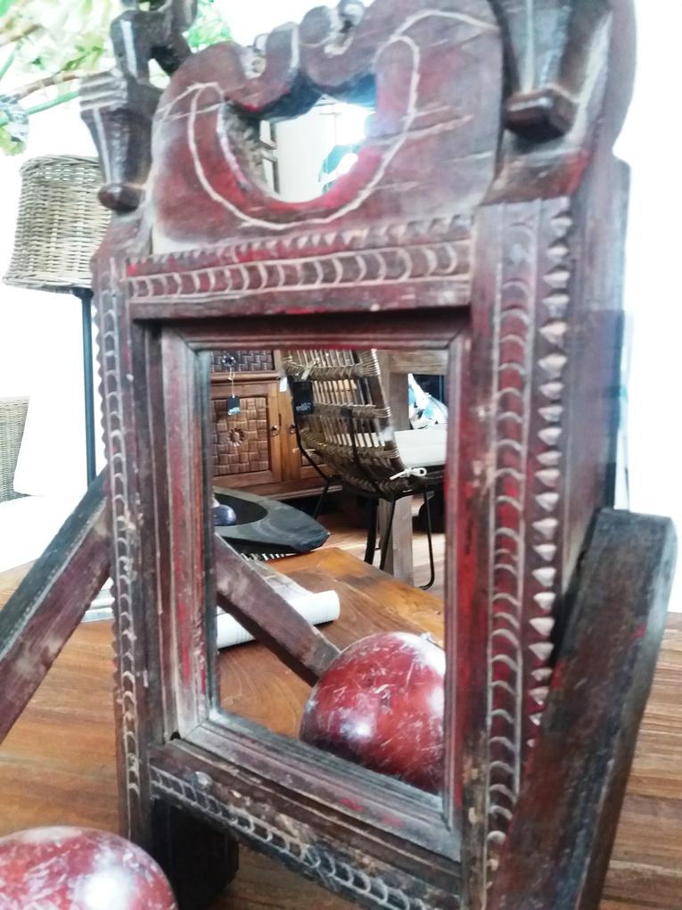 Hitra Dřevěné stojanové zrcadlo AULA