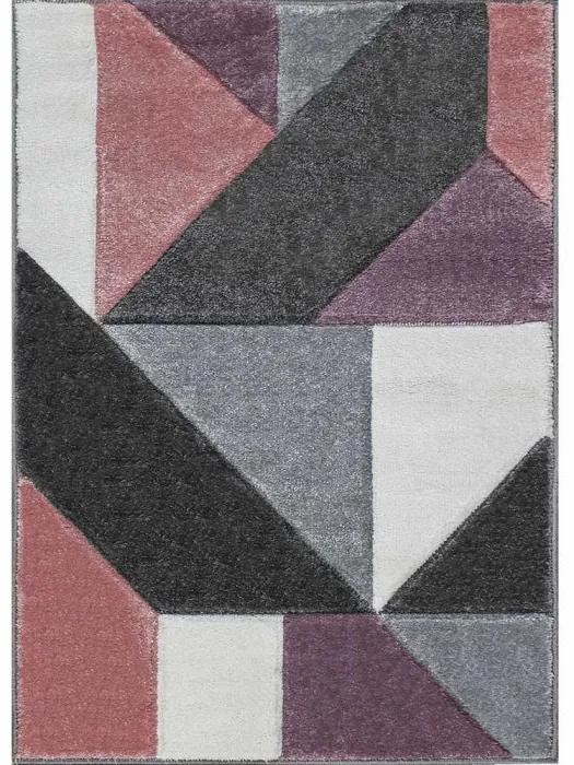 Kusový koberec Warner 4205A růžový Varianta: 190x280 cm
