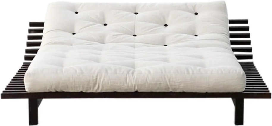 Rozkládací postel z borovicového dřeva Karup Design Blues, 160 x 200 cm