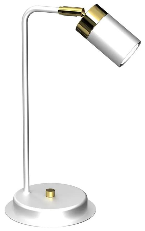 Milagro | Stolní lampa JOKER 1xGU10/25W/230V bílá/zlatá | MI1688