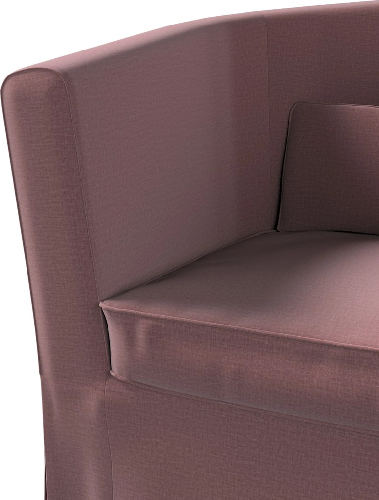 Potah na křeslo IKEA Ektorp Tullsta barva fialová látka sametová