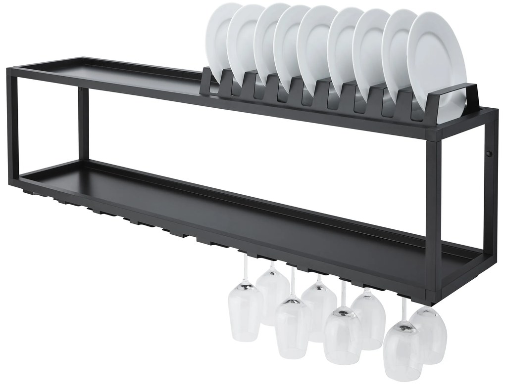 Závěsný systém Wesco Smart Rack provedení: černý práškový nástřik, rozměr: 60 x 30 cm