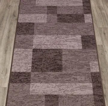 Associated Weavers, Protiskluzový běhoun na míru Icona 44, šíře 80 cm, hnědá, chodba / předsíň