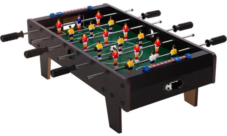 Mini stolní fotbal fotbálek s nožičkami 70 x 37 x 25 cm - černý