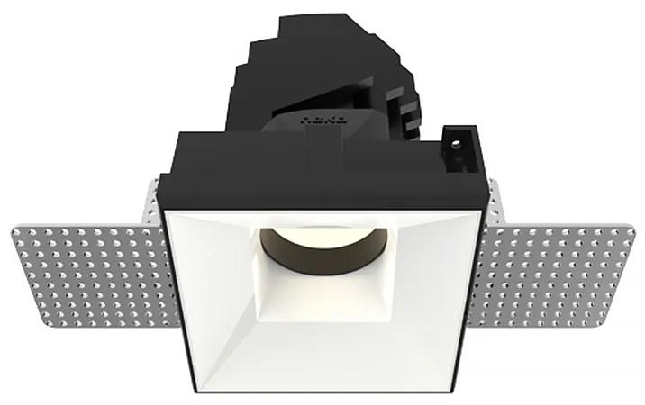 Bezrámečkové vestavné nastavitelné svítidlo Sense Square Trimless Black Délka strany: 120 mm, Teplota chromatičnosti / Stmívání: 2700 Kelvinů /…