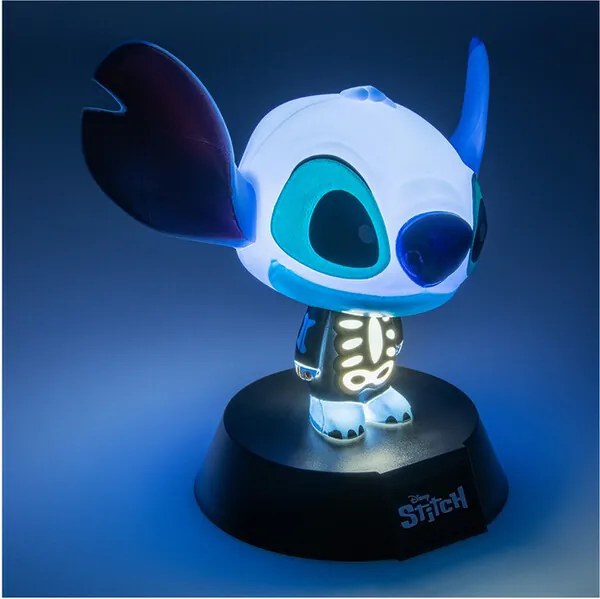 Lampička Paladone Icon Light Lilo & Stitch - Skeleton Stitch Vícebarevná