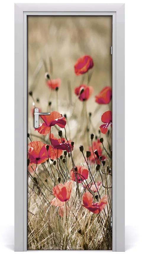 Fototapeta samolepící Plolní květiny 75x205 cm
