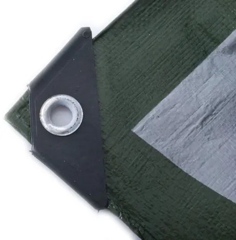 Bestent Krycí plachta zeleno - stříbrná 10x12 m 130 g/m2