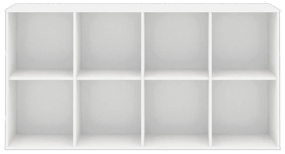 Bílý modulární policový systém 136x69 cm Mistral Kubus - Hammel Furniture