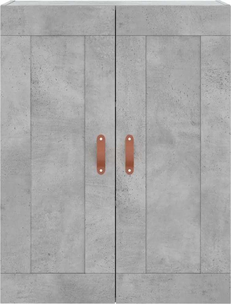 Skříň highboard betonově šedá 69,5x34x180 cm kompozitní dřevo 3199533
