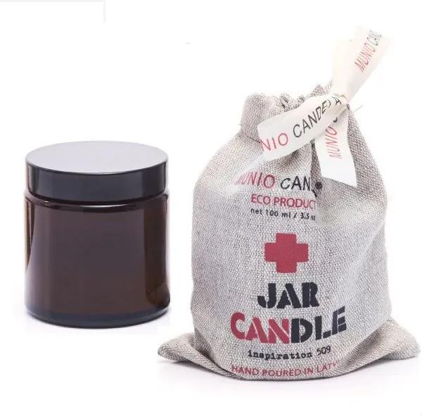 Munio Candela Svíčka ze sojového vosku Brown Jar Candle, Inspirace
