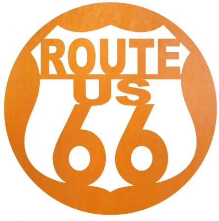 Dřevěná cedule Route 66 - Dekorace interiéru | SENTOP PR0411