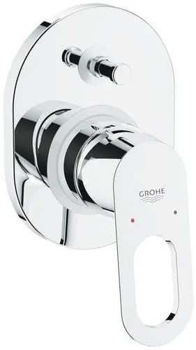 Grohe BauLoop sprchová a vanová baterie včetně podomítkového tělesa chrom 29041000 G29041000