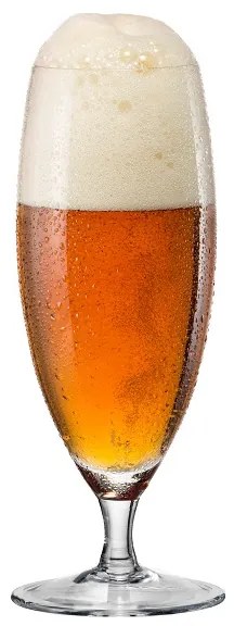 Crystalex Sklenička na pivo na stopce 380 ml