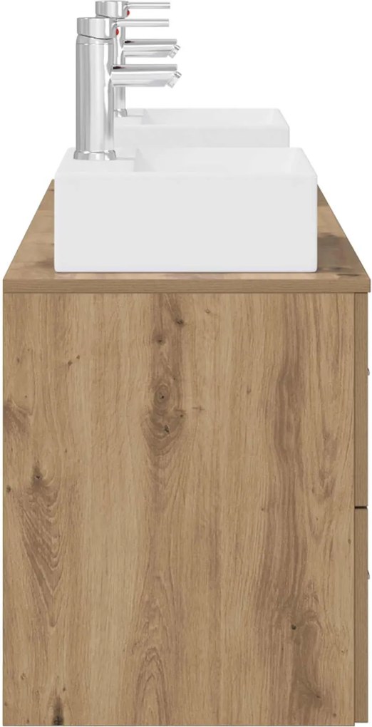 Sada koupelnových skříněk 3 ks Dub artisan 49,5 x 41 x 62,5 cm 3405850