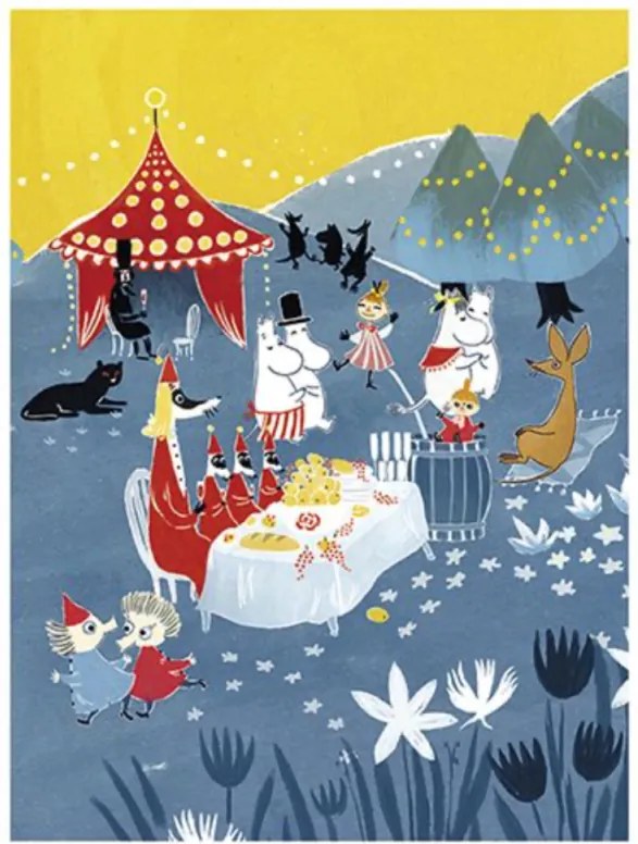 Plakát Party in Moominvalley 30x40