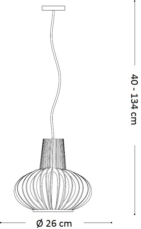 IDEAL LUX Závěsné světlo CITRUS 159850