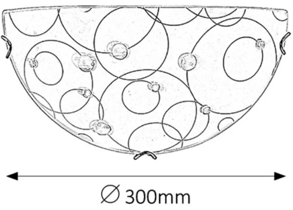 Rabalux 1960 - Nástěnné svítidlo JOLLY 1xE27/60W/230V