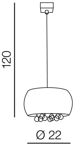 Luxusní lustr Quince 1