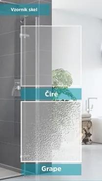 ROSS - Posuvné sprchové dveře ROSS Relax 110 SKLO ČIRÉ 6 MM S ÚPRAVOU PROTI VODNÍMU KAMENI EASY CLEAN ROSSRELAX110