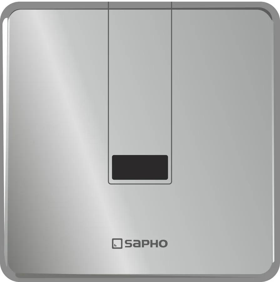 Sapho - Senzorový splachovač pisoáru 9V (6F22), nerez, PS006