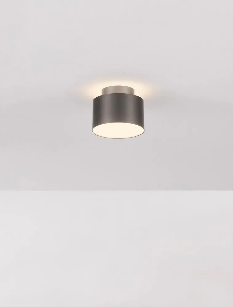 Šedé hliníkové LED stropní svítidlo Ozen – Nova Luce