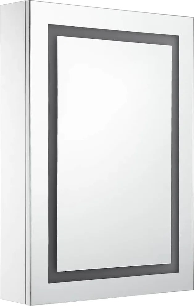 LED koupelnová skříňka se zrcadlem 50 x 13 x 70 cm 285116
