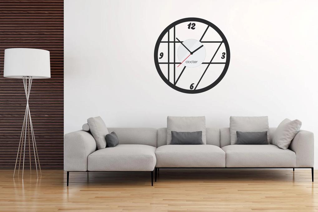 Clocker Nalepovací hodiny Modern - Number Barva ciferníku: Bílá