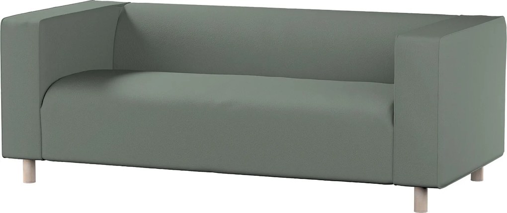 Potah na pohovku IKEA  Klippan 2-místná barva zelená látka pletený vzor