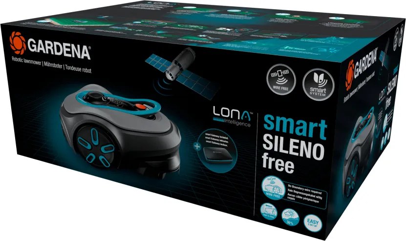 Robotická sekačka GARDENA Smart Sileno Free 800 (na plochy do 800 m2) 19922-32 - maxi SLEVA !