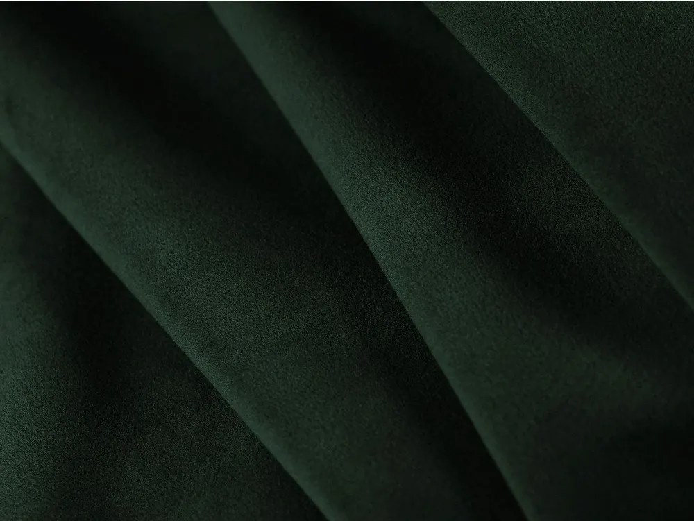 Tmavě zelená sametová pohovka na každodenní spaní 184 cm Simo – Micadoni